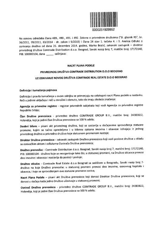 Home - Comtrade Distribution